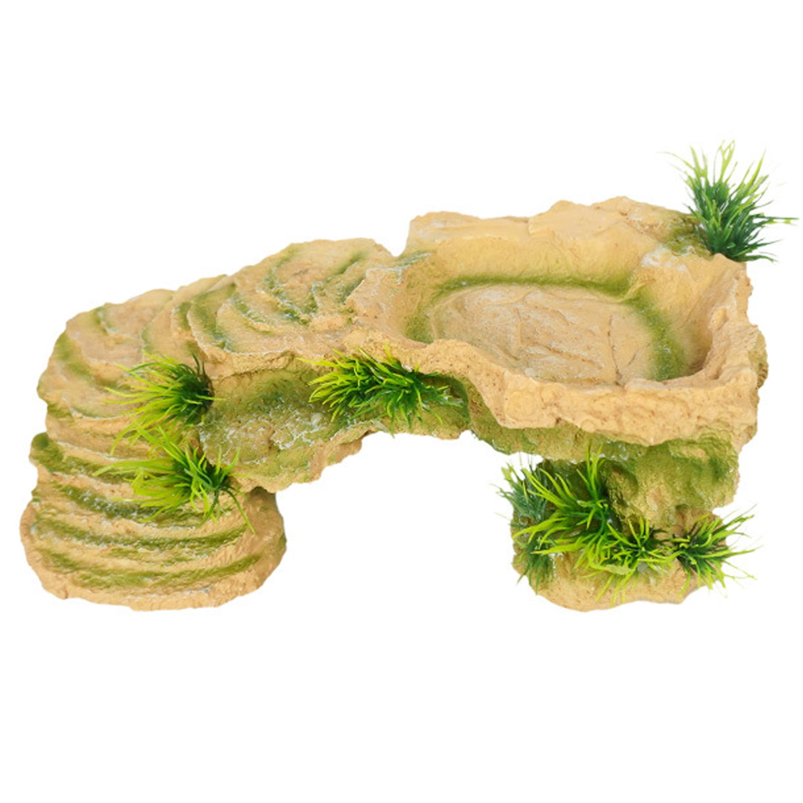 Ladaidra Brown fhgksm Terrariums Basking Platform Fishtanks Shelter ...