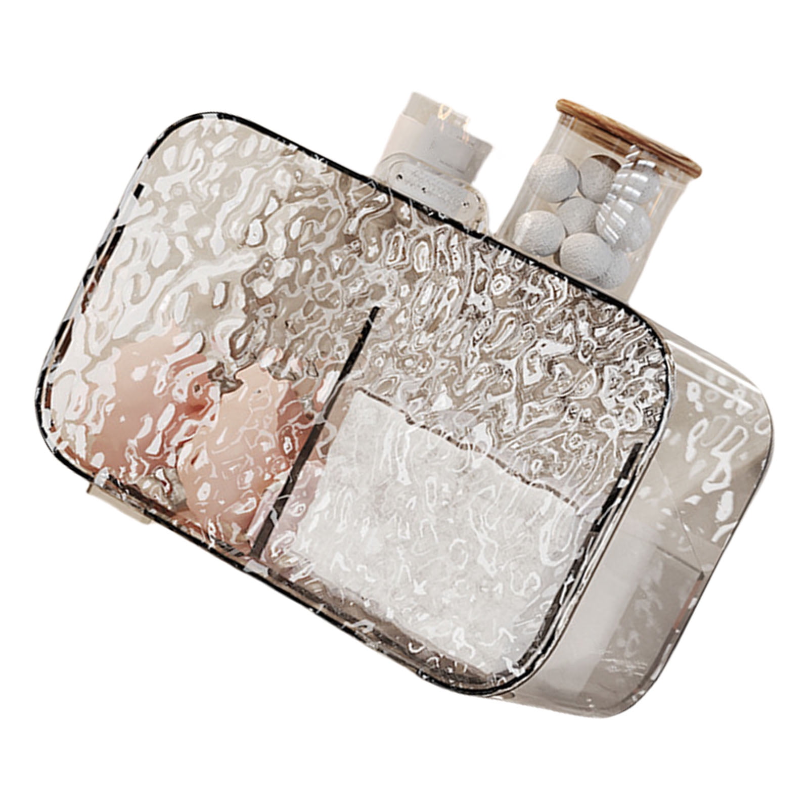 Ladaidra Brown fhgksm Wall Mounted Cotton Pad Storage Box Practical ...