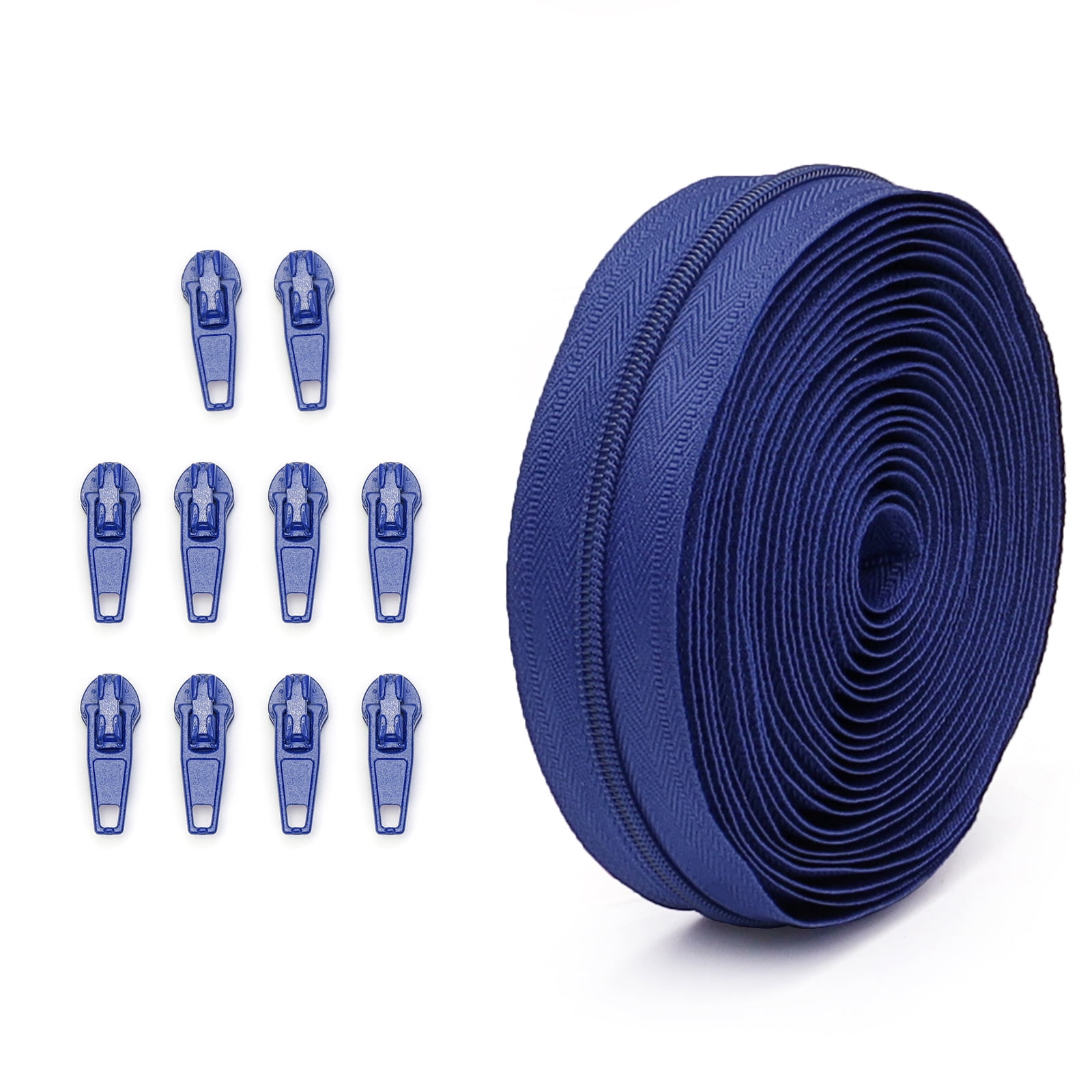 Ladaidra Brown fhgksm Zippers Repair Kits #3 Nylon Coil Sewing Zippers ...