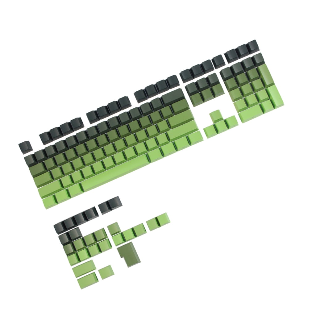 LadaidraBF 133 Key PBT Backlit Keycaps Gradients Green Keycaps Set ...