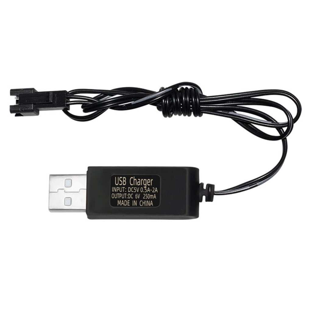 LadaidraBF 3.6V 4.8V 6V 7.2V USB Charge Cable with SM2P/JST/KETPlug for ...