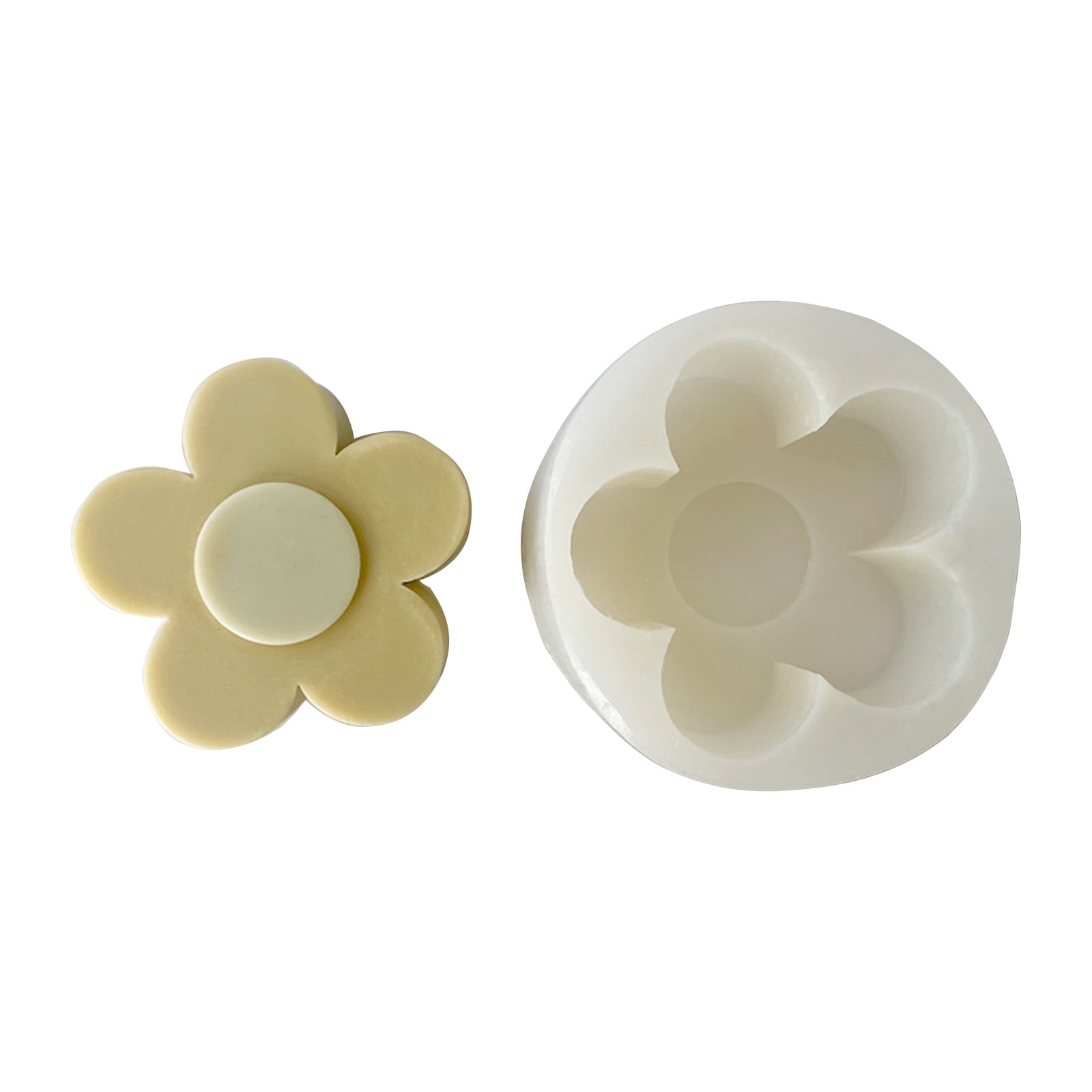 LadaidraBF 3D Flower Silicone Rubber Flexible Food Safe Mould Clay ...