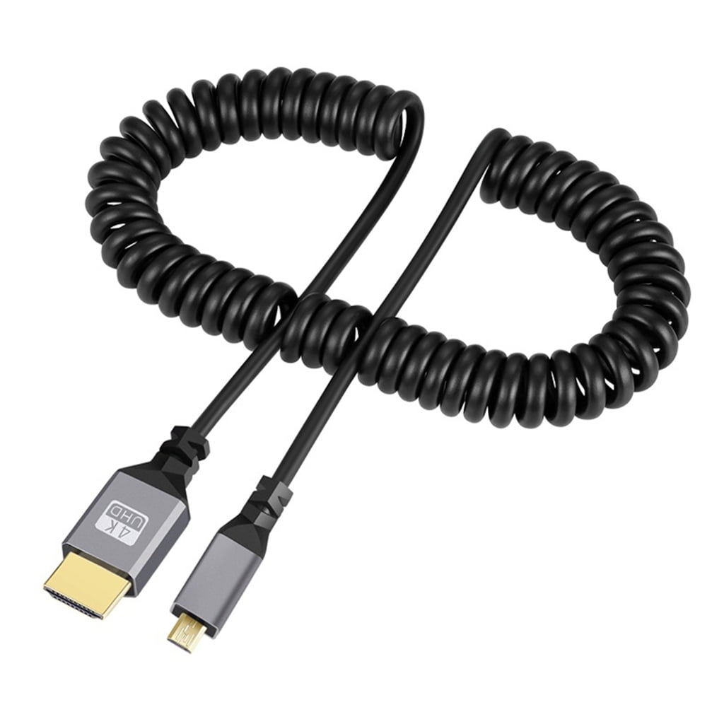 LadaidraBF 4K Coiled -compatible Cable Extreme Thin Male to Male ...