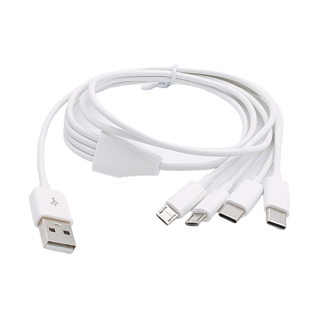 LadaidraBF 4in1 Multi Charging Cable Type-C/MICRO USB Charge Cord USB ...