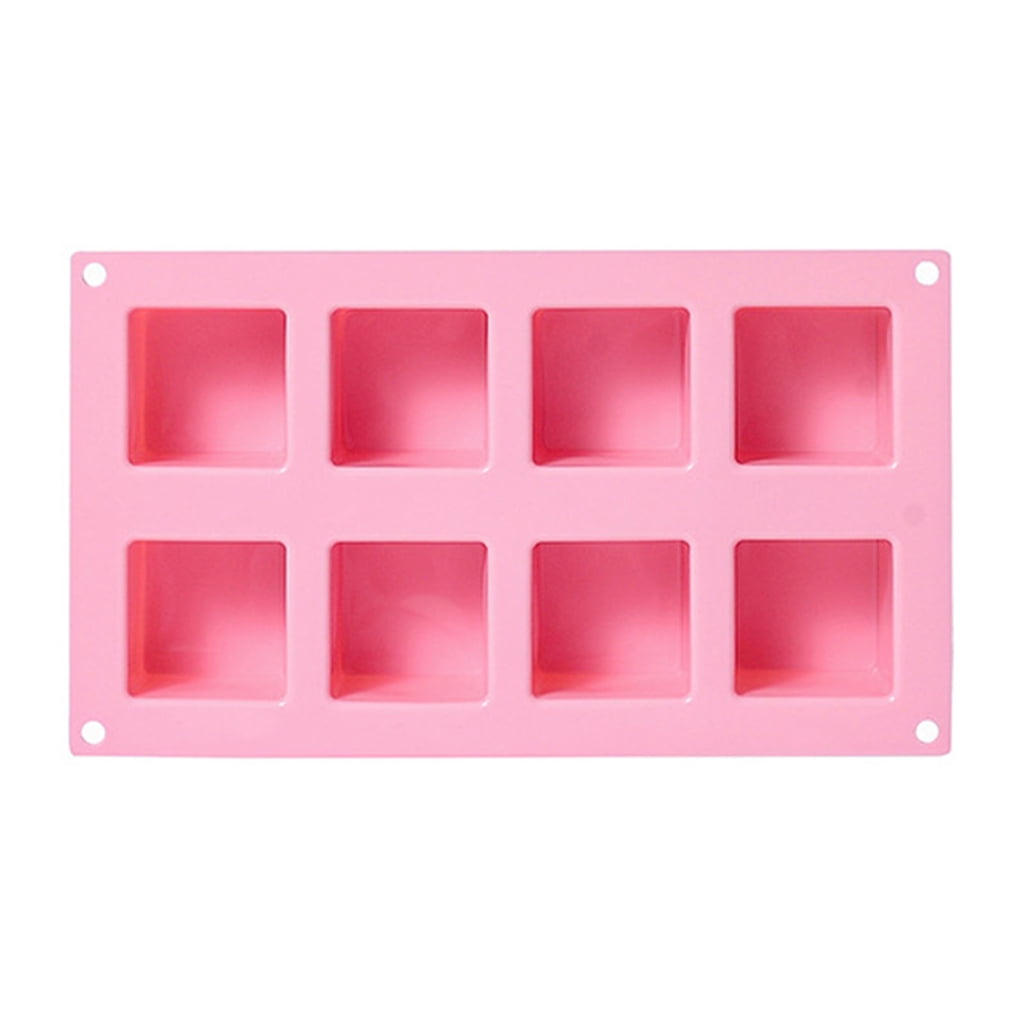 LadaidraBF 8 Cavity 3D Square Silicone Mold Fondant Cake Border Moulds ...