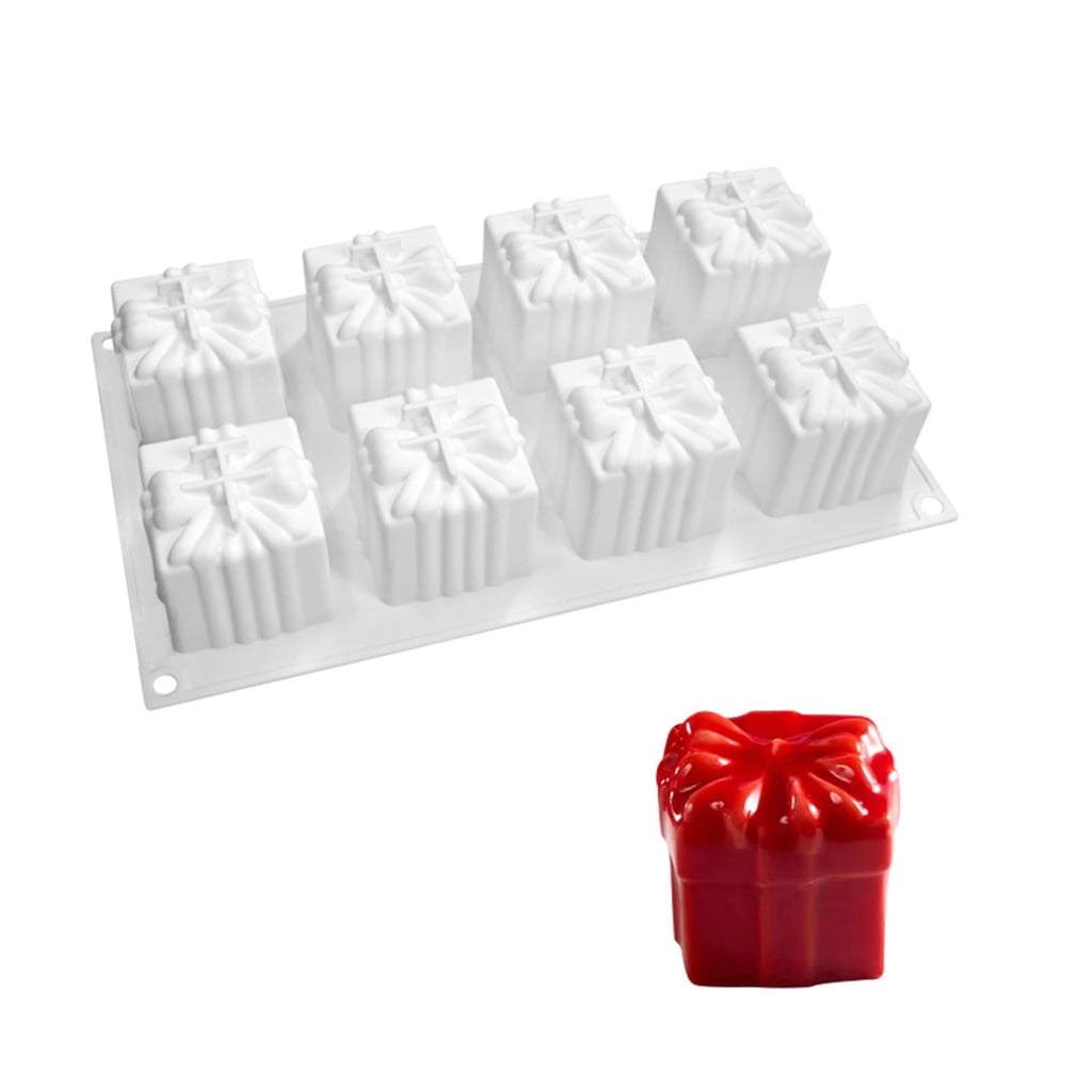 LadaidraBF 8-cavity Box Silicone Mold Chocolate Mold Mousse Cake ...