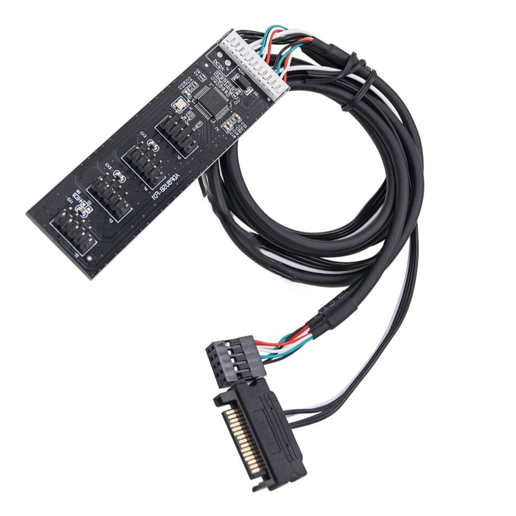 LadaidraBF 9Pin USB Header Male 1 to 4 Extension Card USB 2.0 Splitter ...