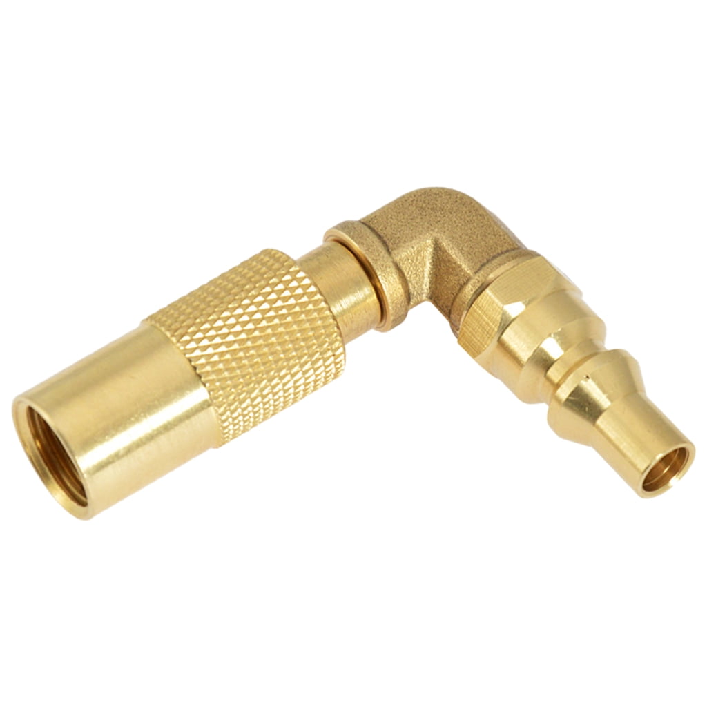 LadaidraBF Brass Propanes Elbow Connectors 1/4In Quick Connects Fitting ...