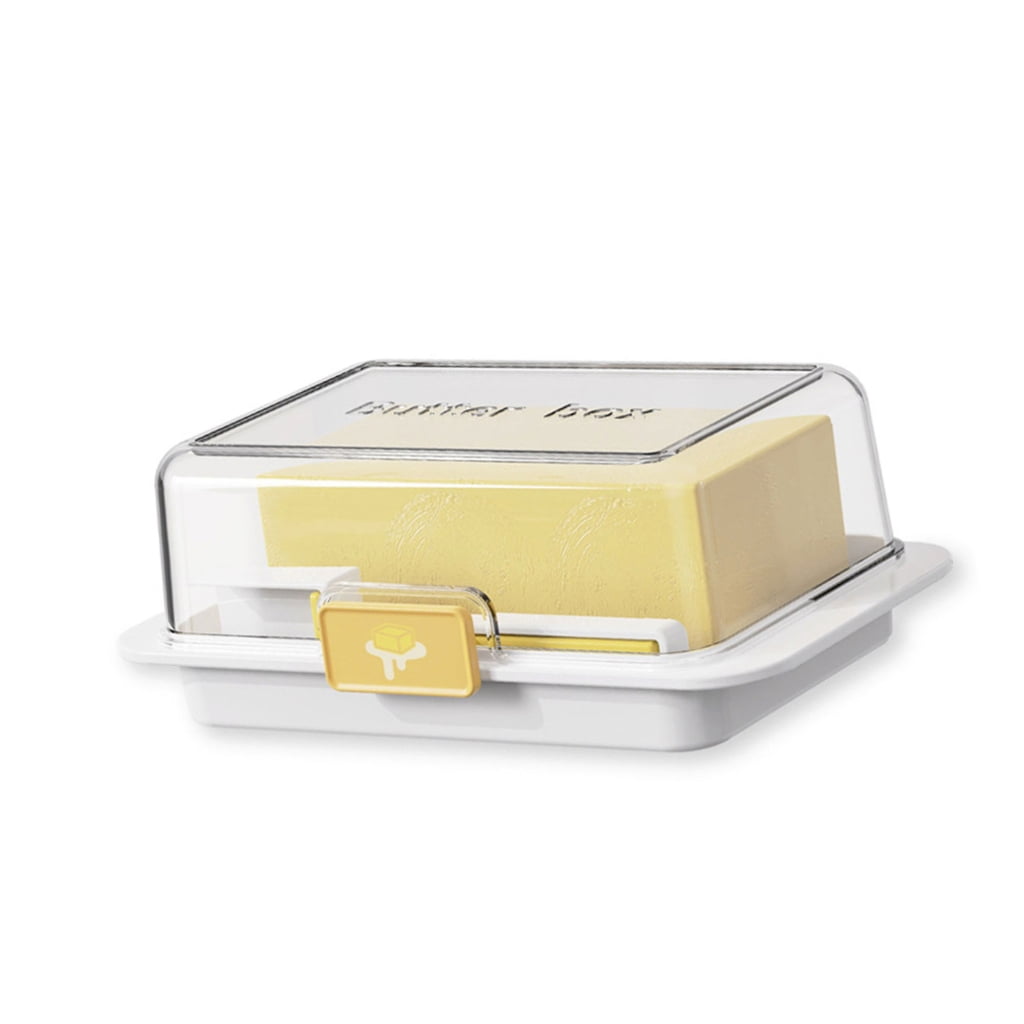 LadaidraBF Butter Dividing Storage Box with Lid Kitchen Storage Seal ...