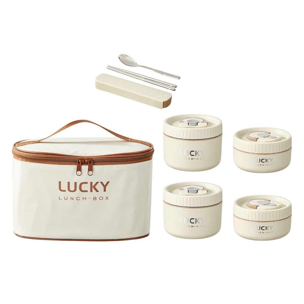 LadaidraBF Convenient Student Insulated Lunch Box Food Storage Box ...