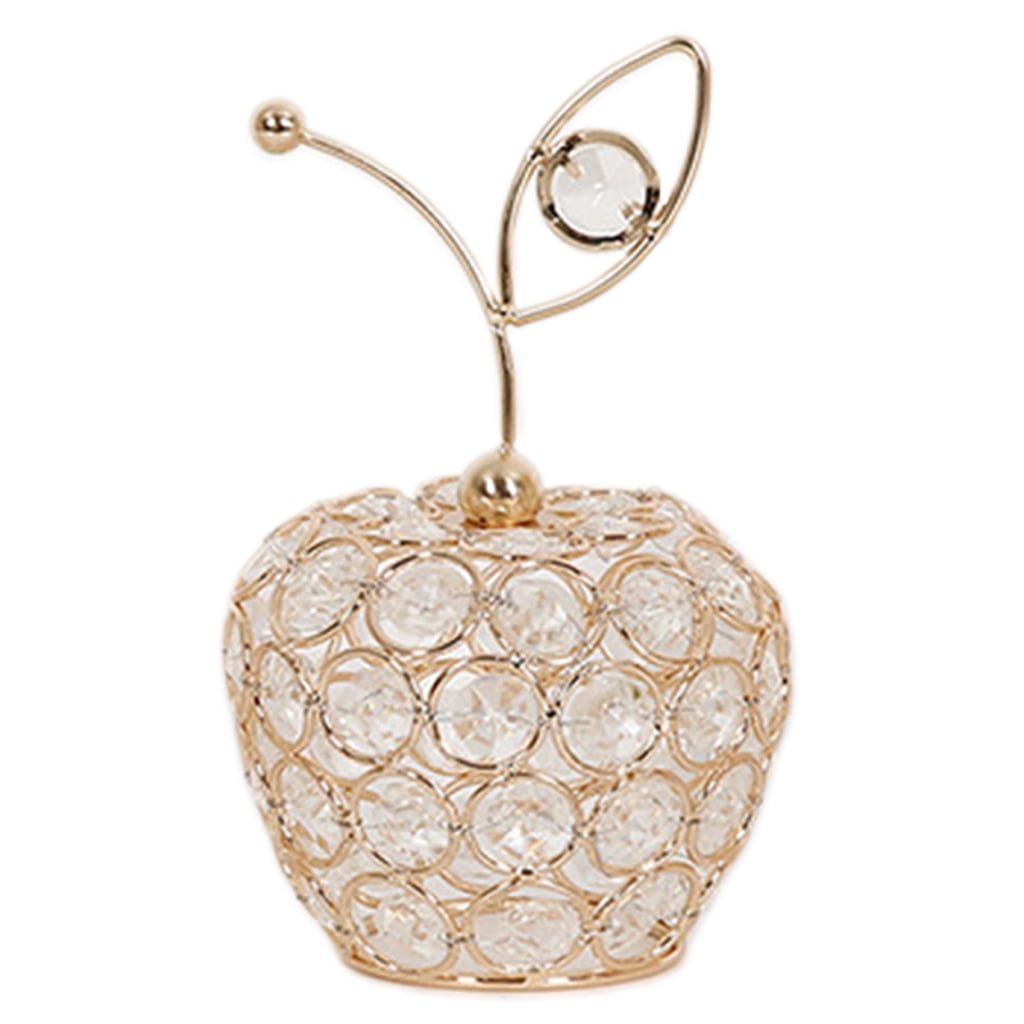 LadaidraBF Crystals Fruit Statues Natural 3D Statues Decorations Fruit ...