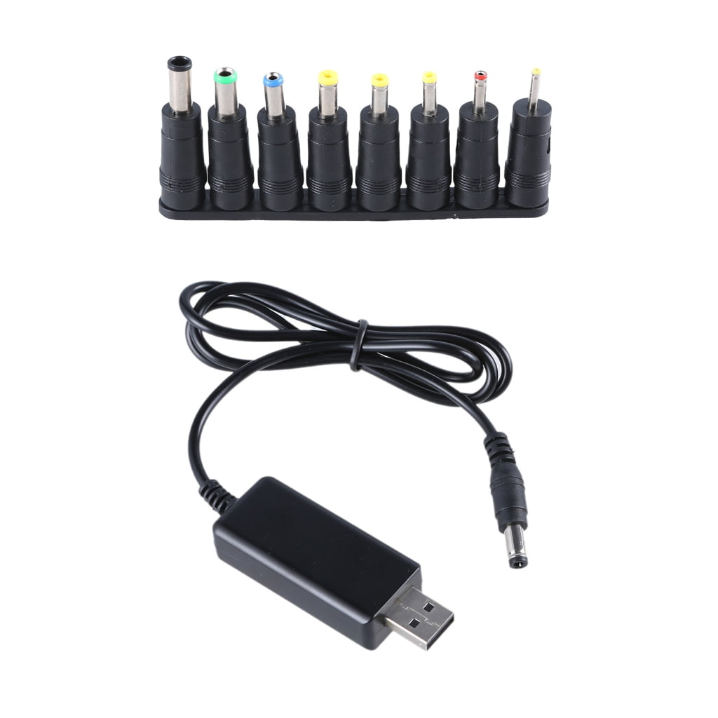 LadaidraBF Easy Voltages Adjustment USB to DC5V to 12V Power Cable with ...