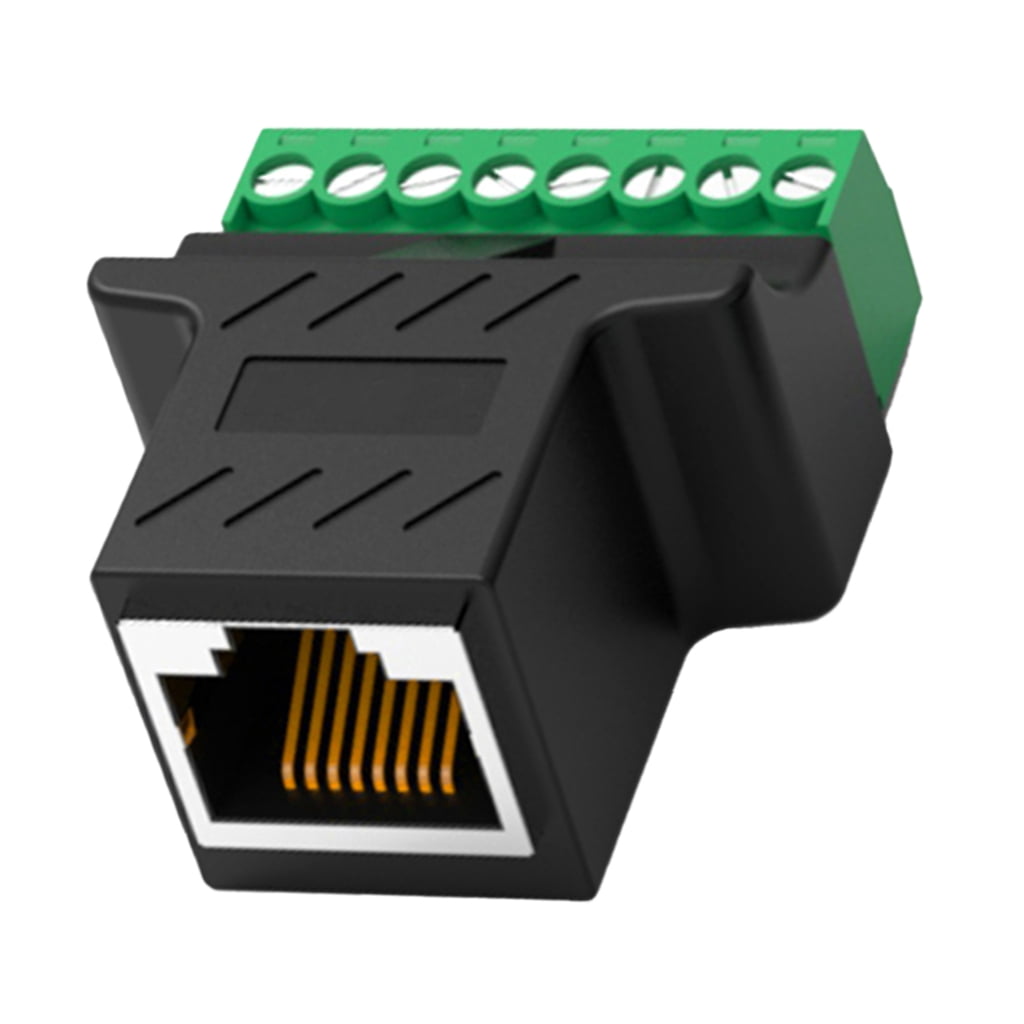 LadaidraBF Ethernet RJ45 Female to 8 Pin Screw Terminal Connector ...