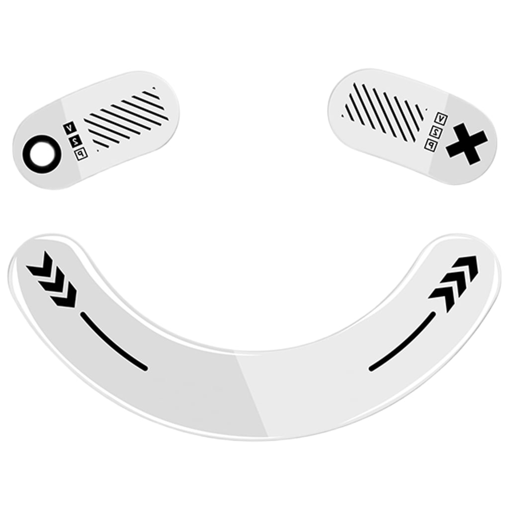 LadaidraBF Glass Mouse Feet Low Frictions Mouse Feet Skates For V2 ...