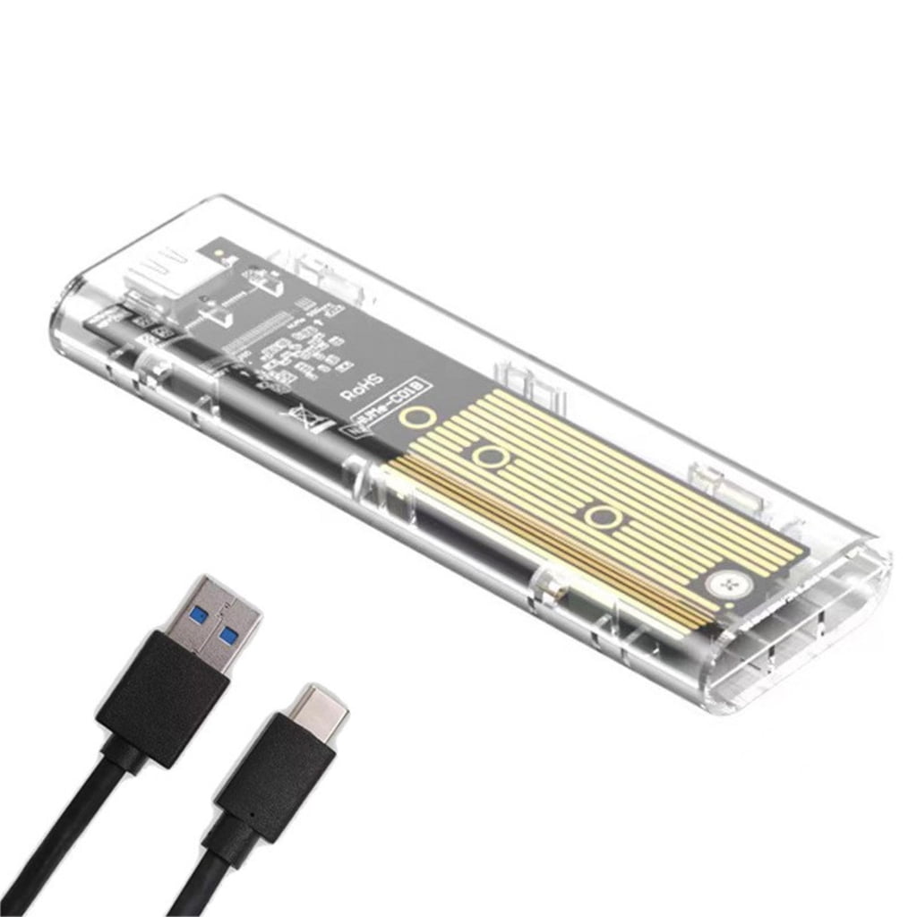 LadaidraBF M.2 NVMe Solid Disk Enclosure Case Two Protocols Enclosure ...