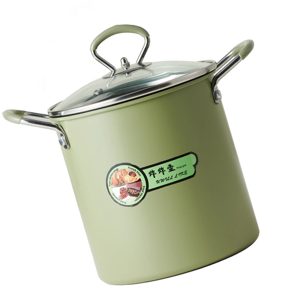 LadaidraBF Miniature Saucepan with Oil Strainer Ergonomic Handle ...