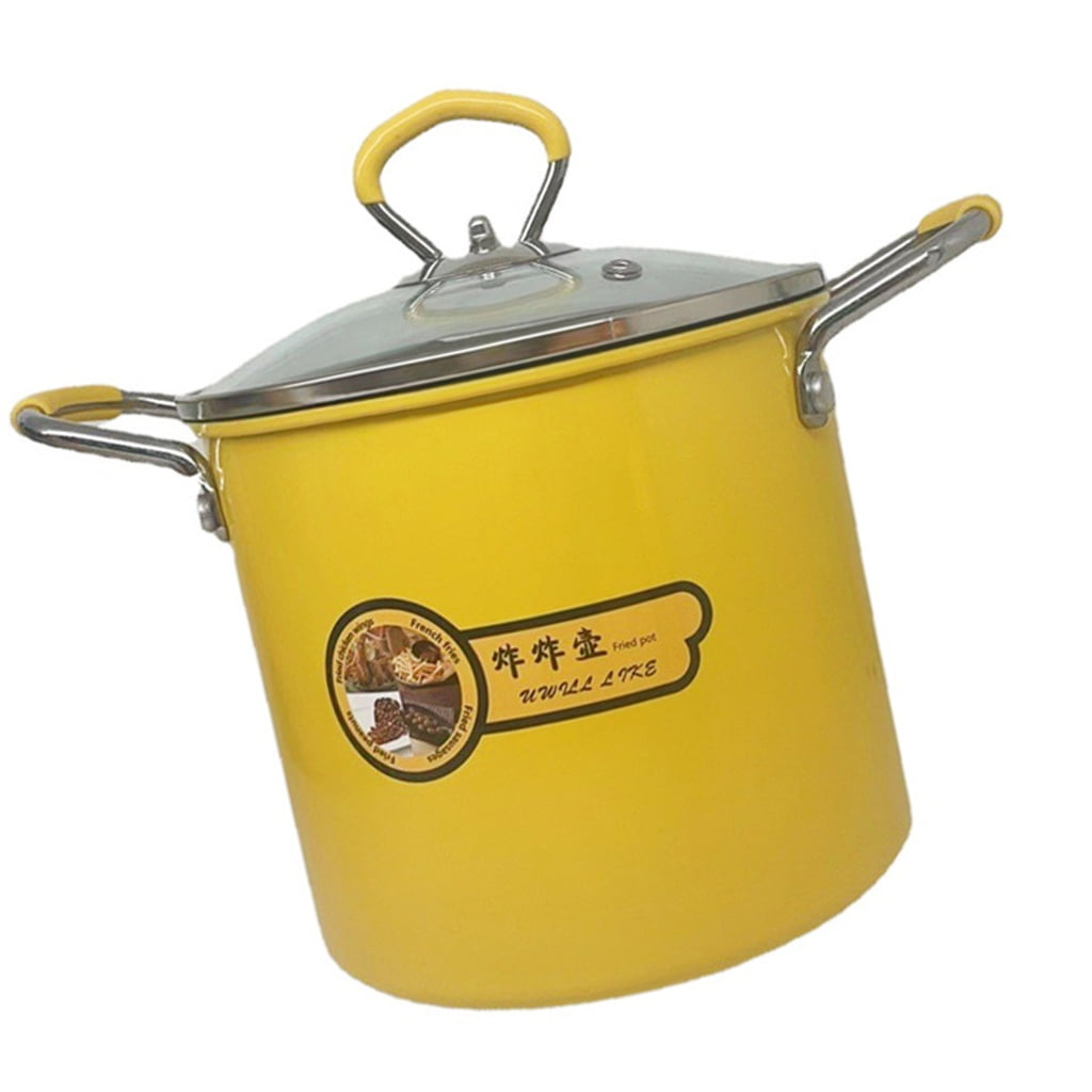 LadaidraBF Miniature Saucepan with Oil Strainer Ergonomic Handle ...