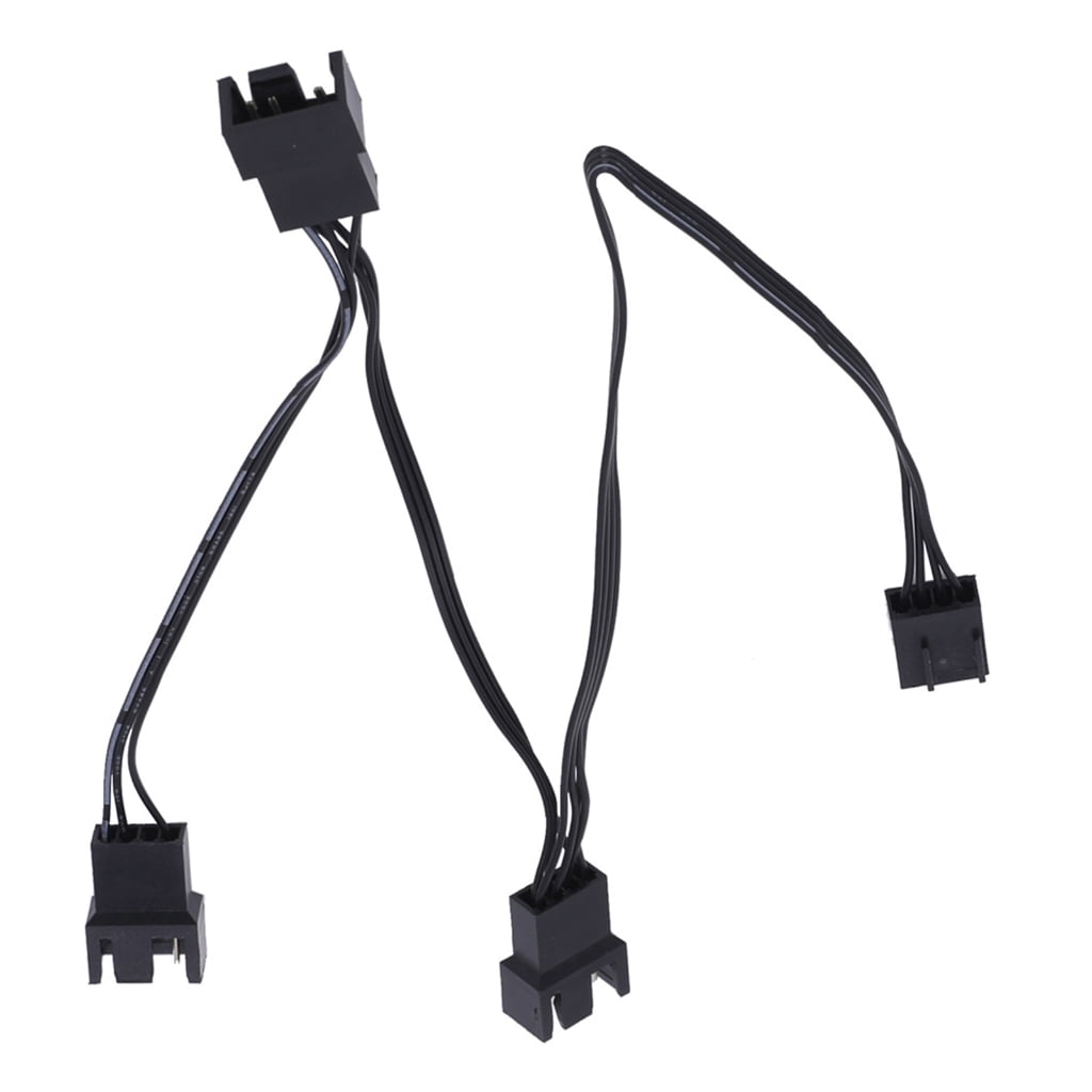LadaidraBF MultiFans Connectors Cable 4Pin PWM Fan Splitter Cable For ...