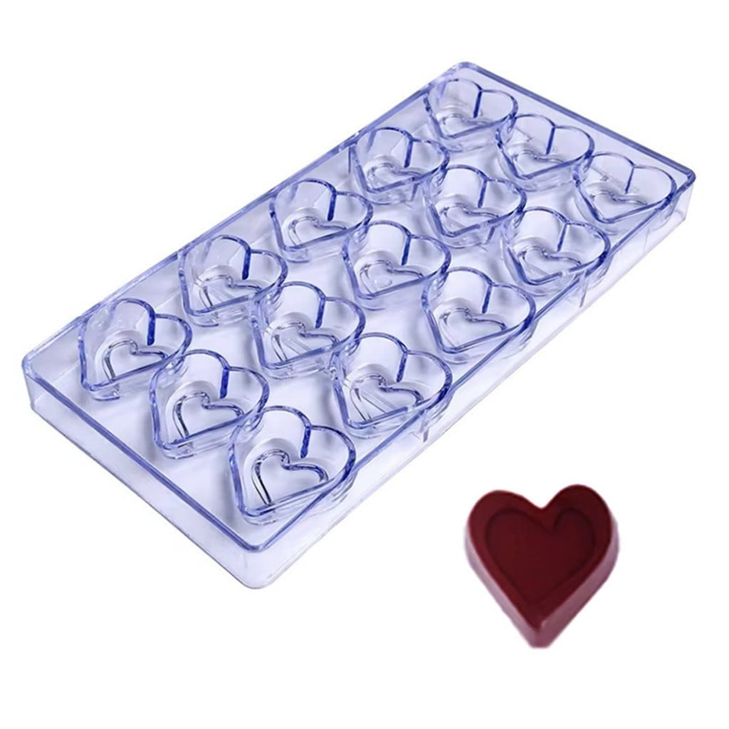 LadaidraBF Multifuntional Heart Chocolate Molds Heart Shape Moulds ...