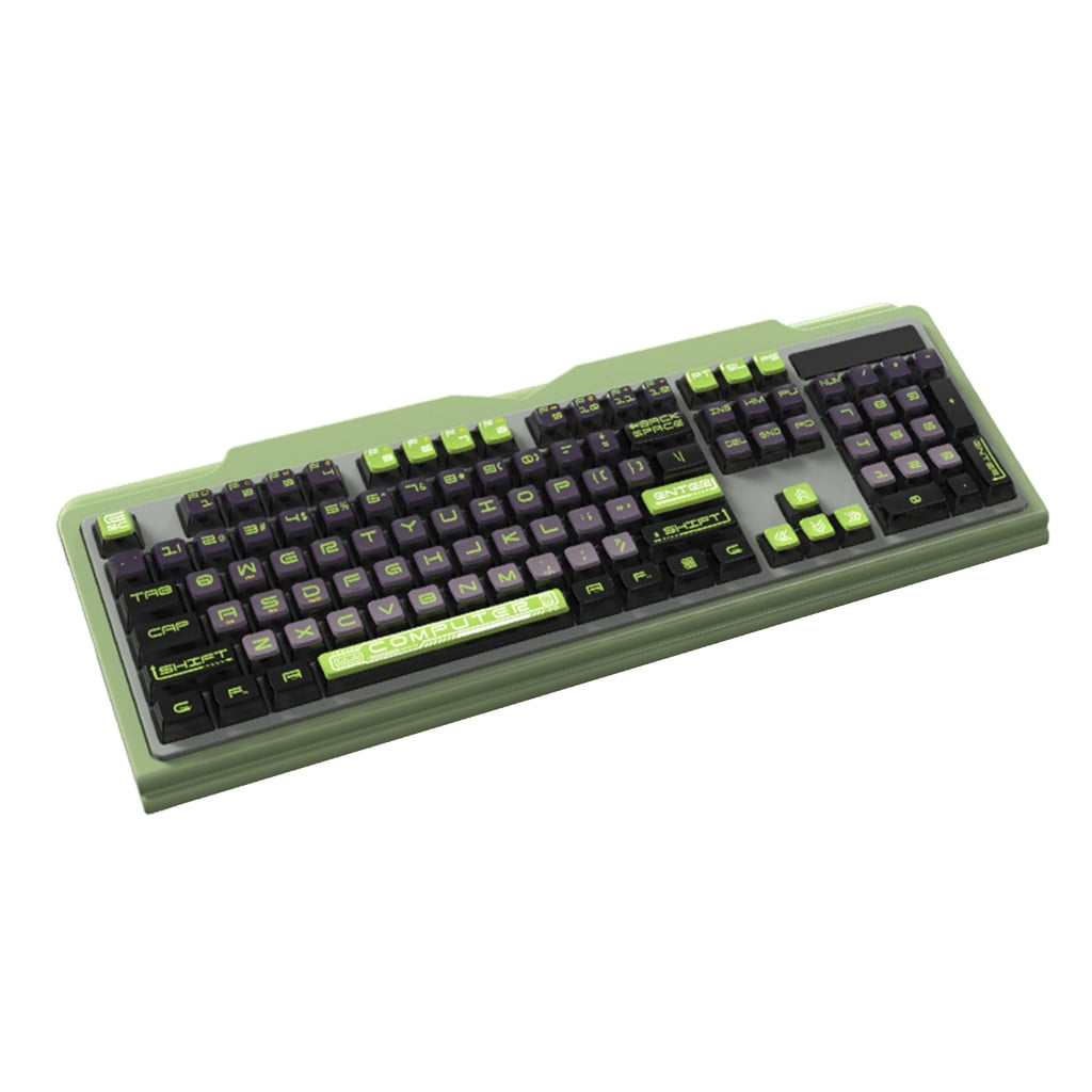 LadaidraBF PBT Puddings Translucents Keycap Gray Green Keycap 116 Key ...