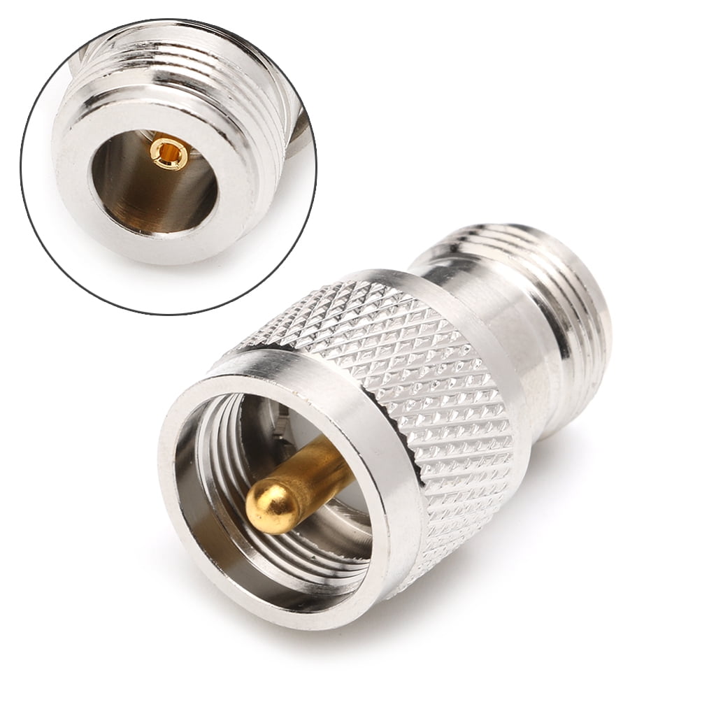 LadaidraBF PL259 UHF Plug Male To N Female Jack Straight 50 Ohm RF Connector - Walmart.com