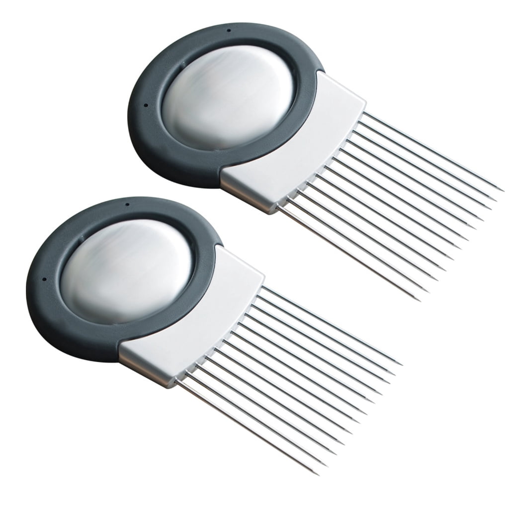 LadaidraBF Pack of 2 Stainless Steel Onion Holders Onion Fork Onion ...