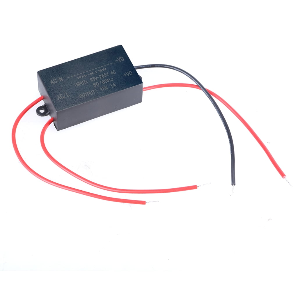 LadaidraBF RH-K15W AC85V~265V 50/60Hz DC15V 1A Power Adapter For Auditory Security Camera LED ...