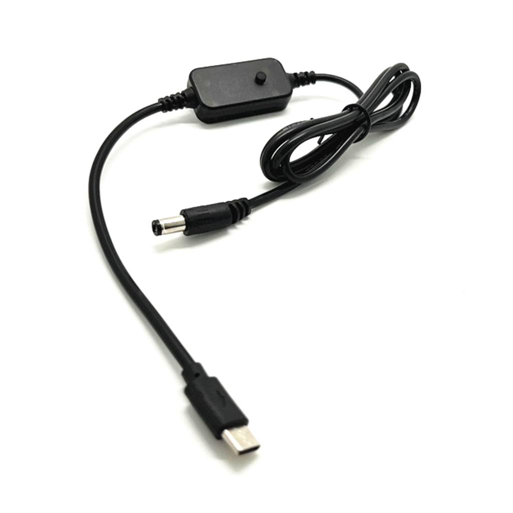 LadaidraBF TypeC Decoy Power Cord to DC5V9V12V15V20V DC5.5x2.5mm and ...
