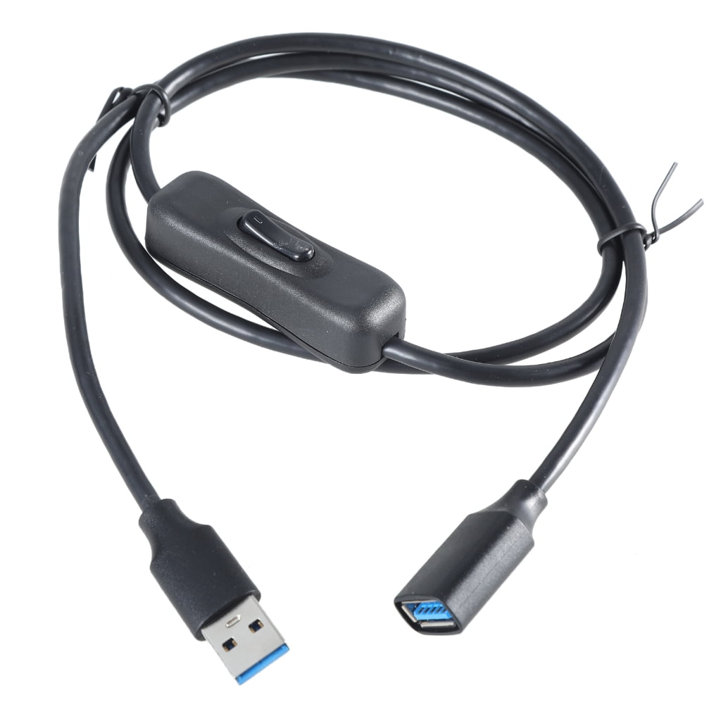 LadaidraBF USB3.0 Extension Cable with Switching Button for PC Charger ...