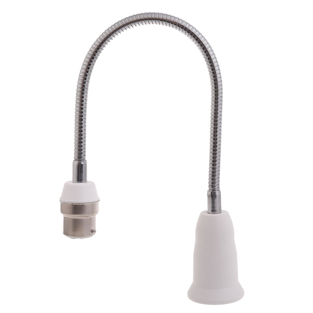 LadaidraBF Universal B22 to E27 Extended Lamp Holder Adapter 360 Degree ...