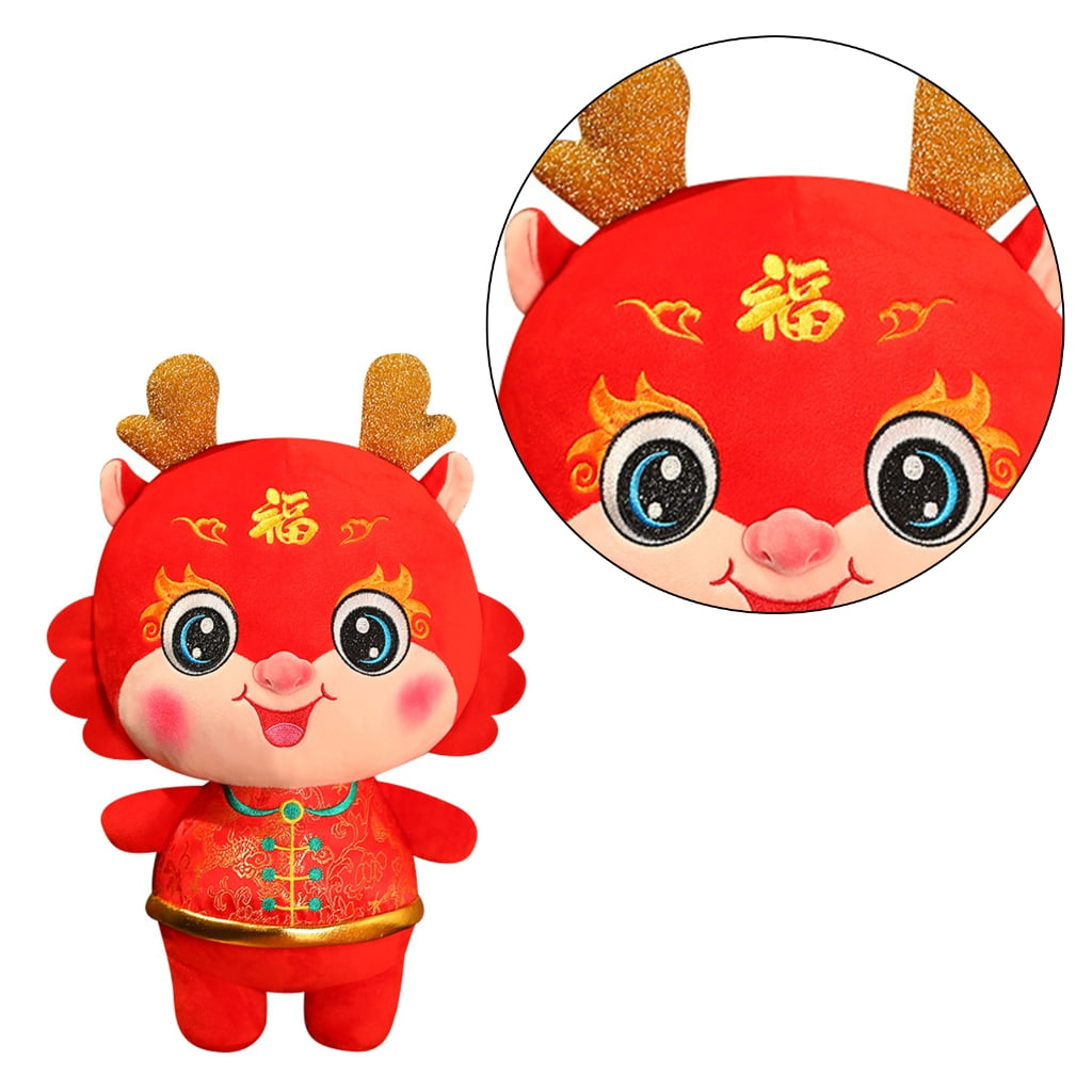 LadaidraBF Zodiac Dragon Plush Toy Cuddle Doll Stuffed Toy Chinese New ...