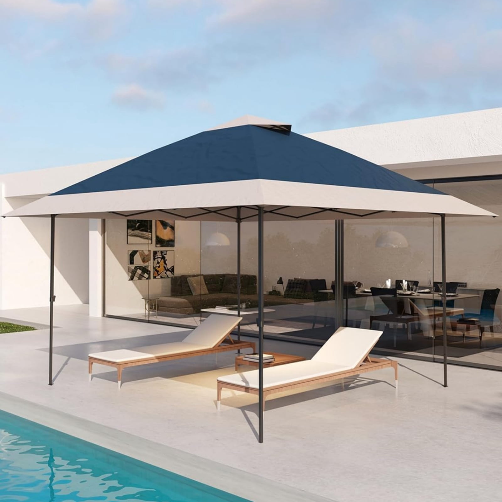 Ladcaser 12'x12' Pop-up Gazebo Outside Patio Gazebo Outdoor Gazebo ...