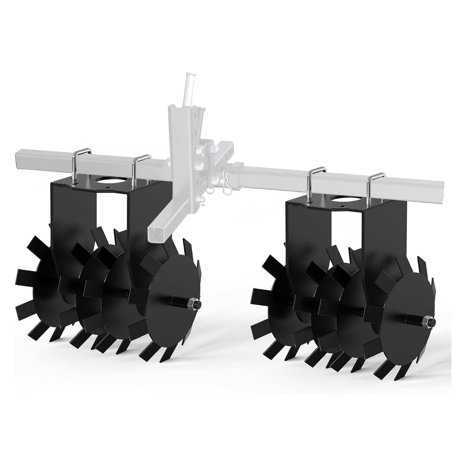 Ladcaser 2 Pack Disc Plow Harrow for Break up Tough Ground, Disc Harrow ...