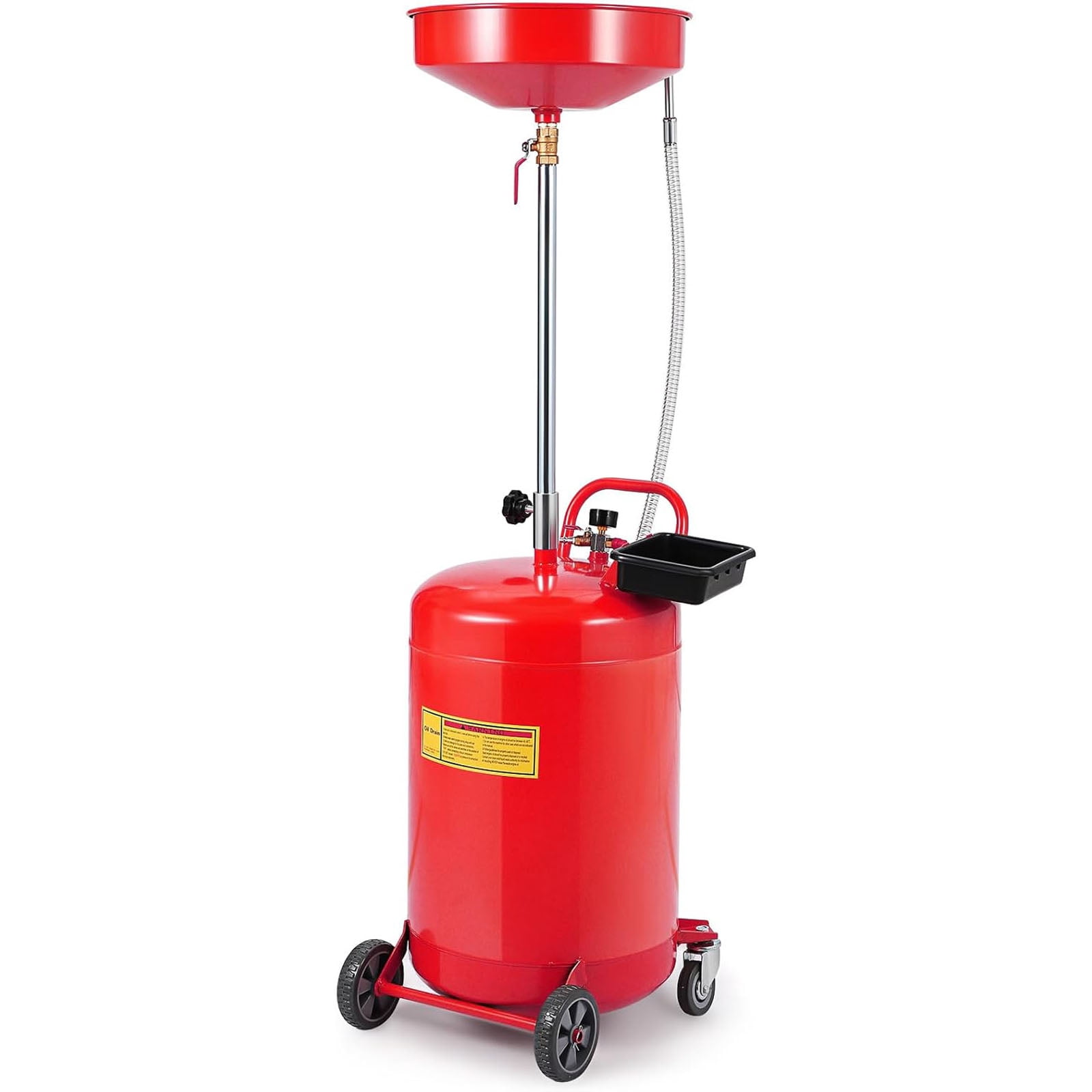 Ladcaser 20 Gallon Waste Oil Drain Change Tank, Air Operated Fluid ...