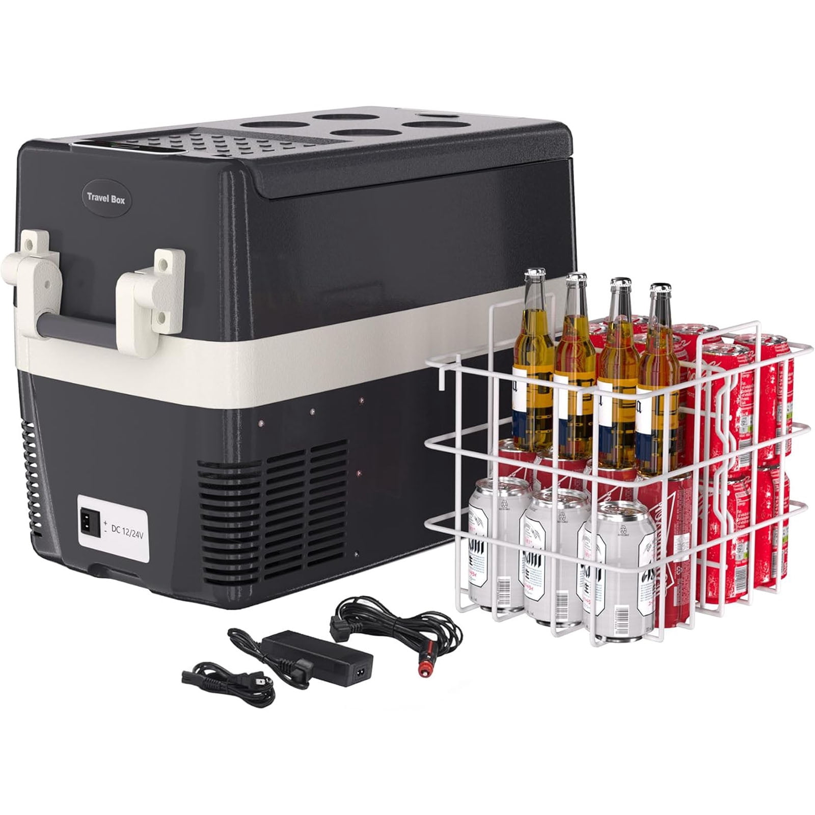 Ladcaser 42QT(40L) Electric Cooler, 12 Volt Refrigerator, Portable ...