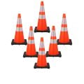 Ladcaser 6/10Pcs 28" Collapsible Safety Cones, Collapsible Traffic Cone ...