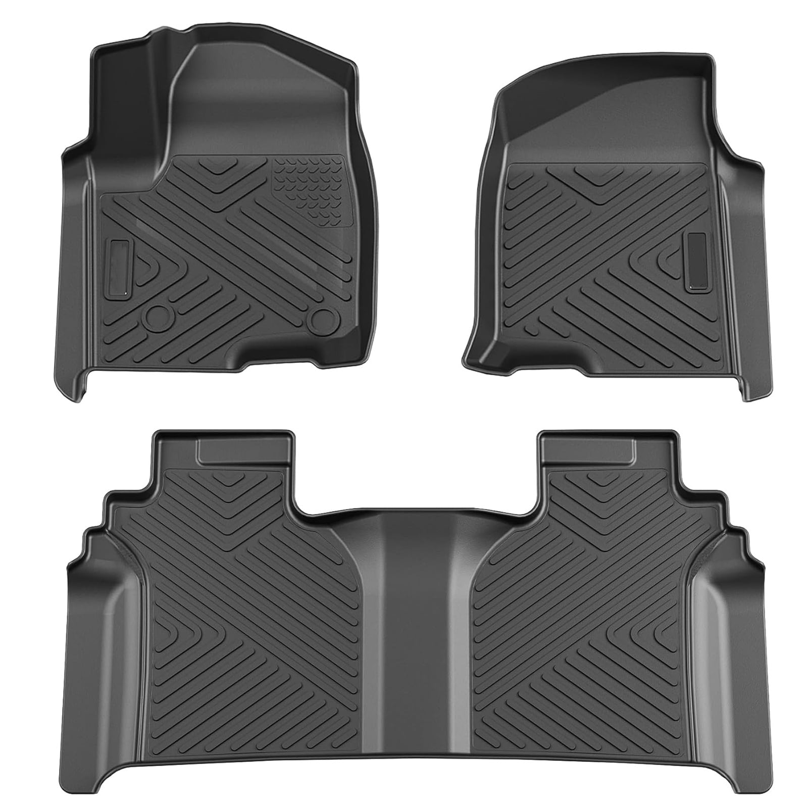 Ladcaser Floor Mats Compatible for Chevrolet Silverado 1500 /GMCSierra ...