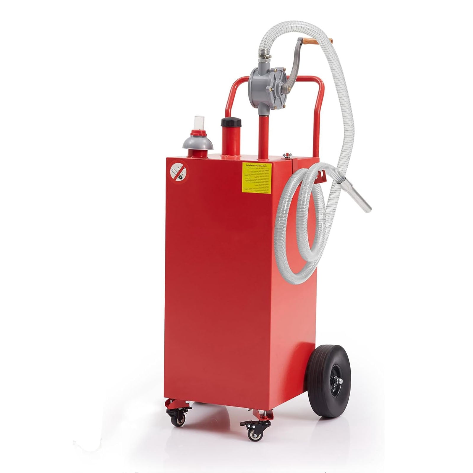 Ladcaser Fuel Caddy, 40 Gallon Gas Caddy On 4 Wheels with Manual ...
