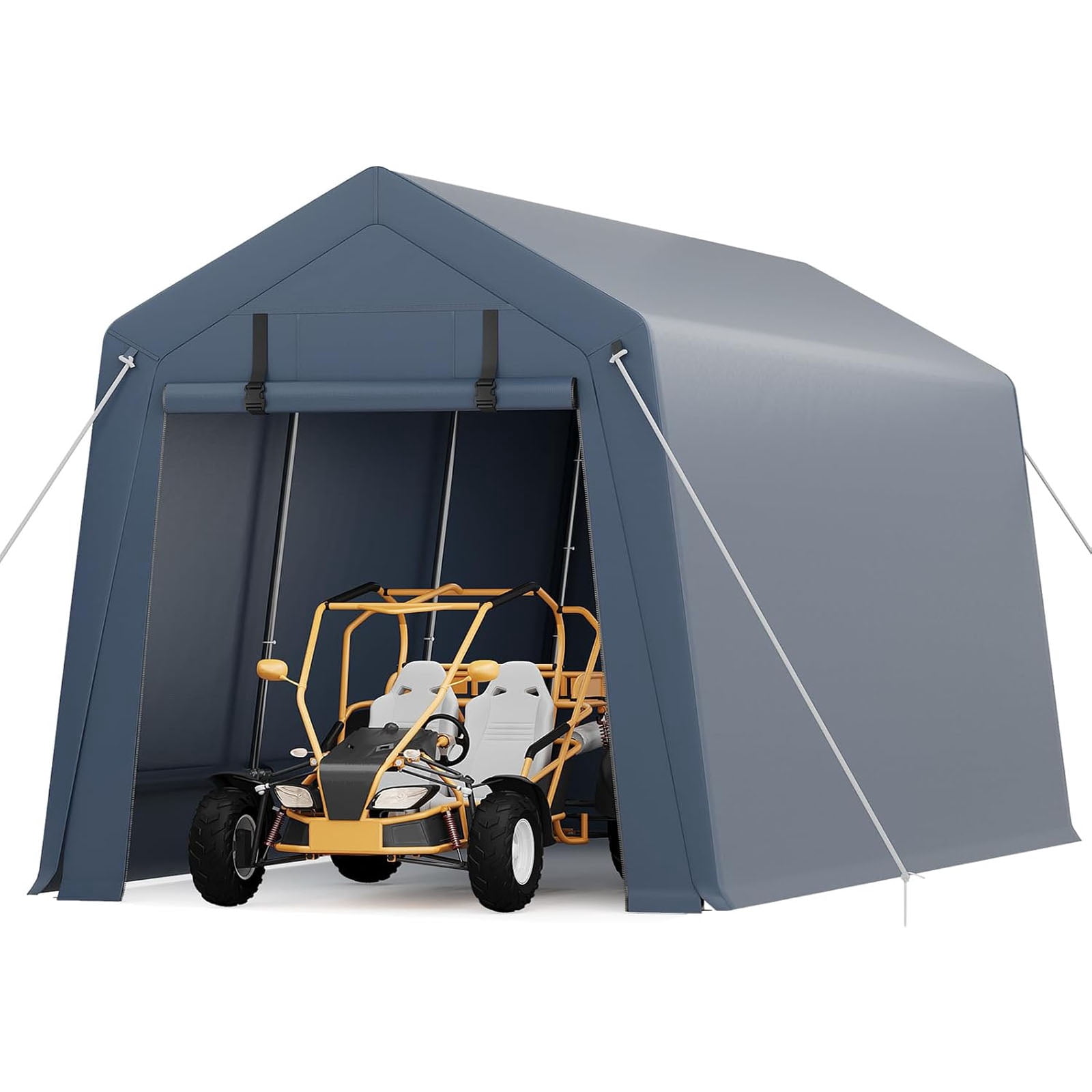 Ladcaser Outdoor 7'x15' Portable Storage Shelter, Heavy Duty Carport ...