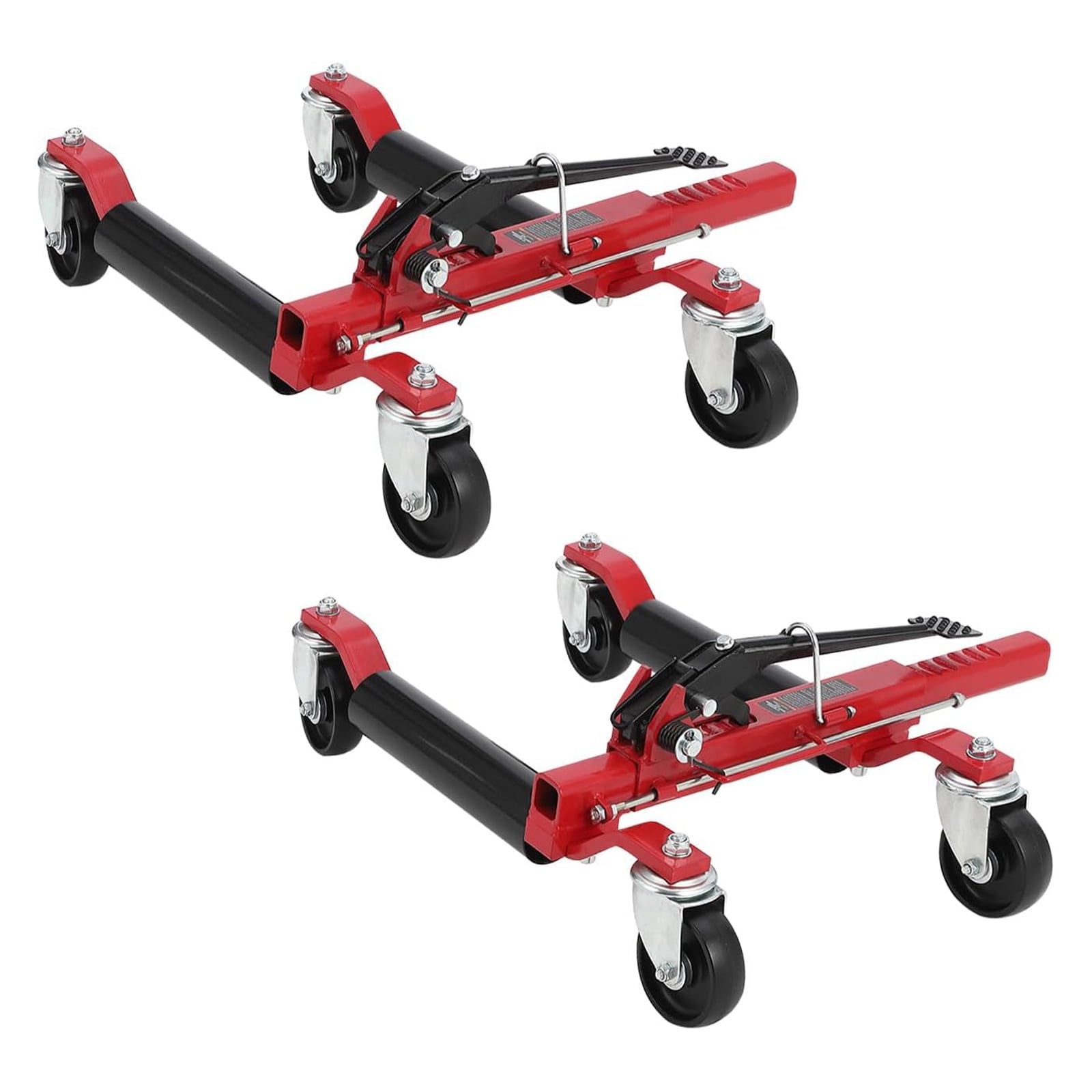 Ladcaser Set of 2 Car Wheel Dolly Jack 3000LBS Capacity Mechanical ...