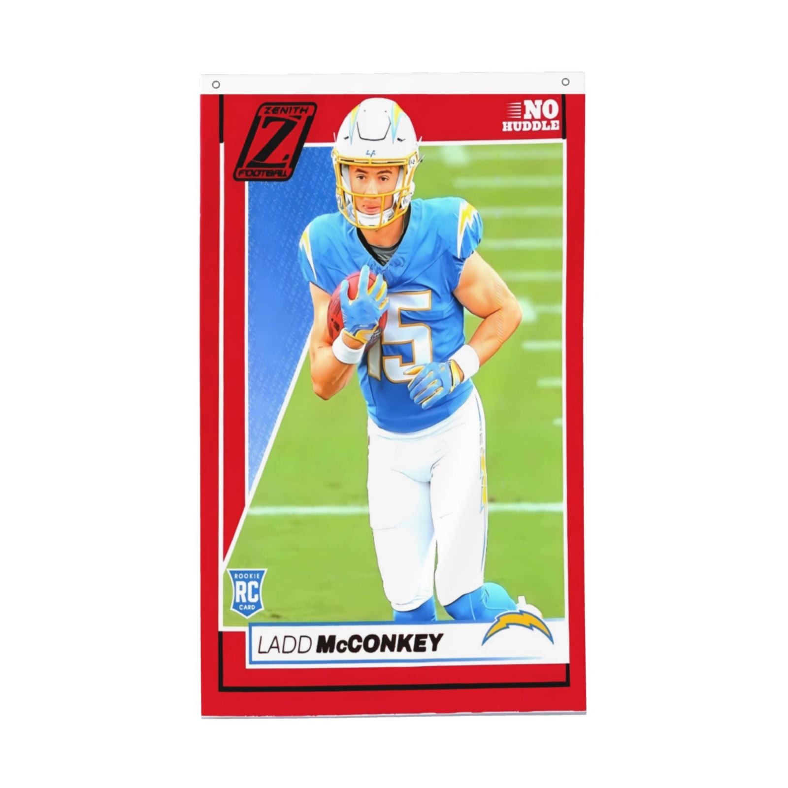 Ladd McConkey Player Flags American Football Double-Sided Cheering ...