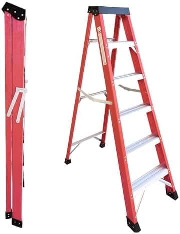 Ladder 6-Foot Fiberglass Platform Step Ladder, 500 Pound Capacity, Type ...