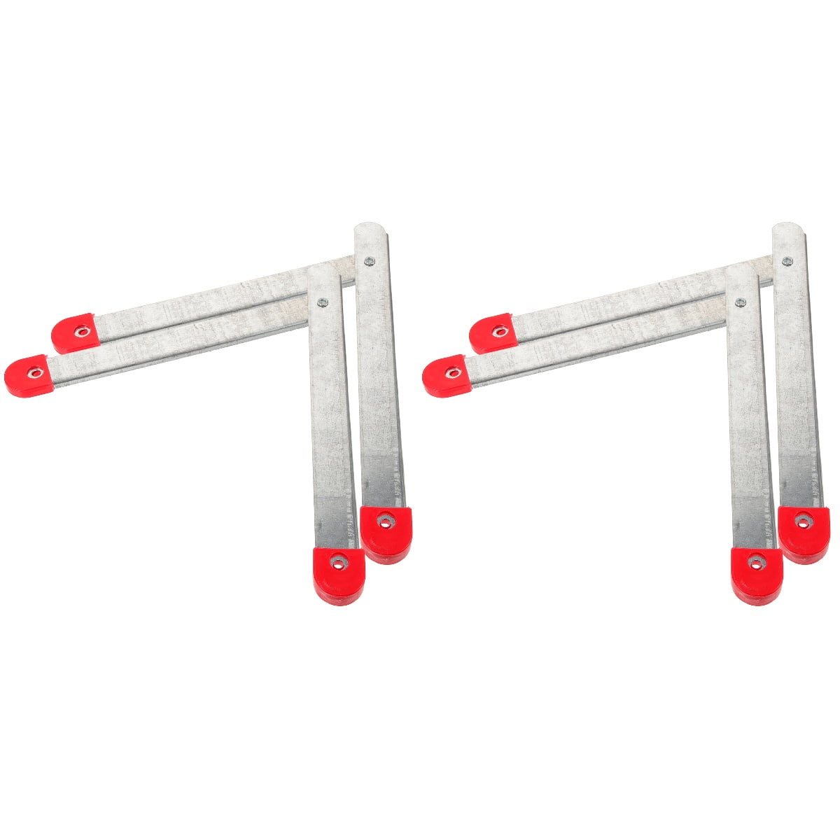 Ladder Hinge Hasp Lightweight Step Galvanized Aluminum Folding Work ...