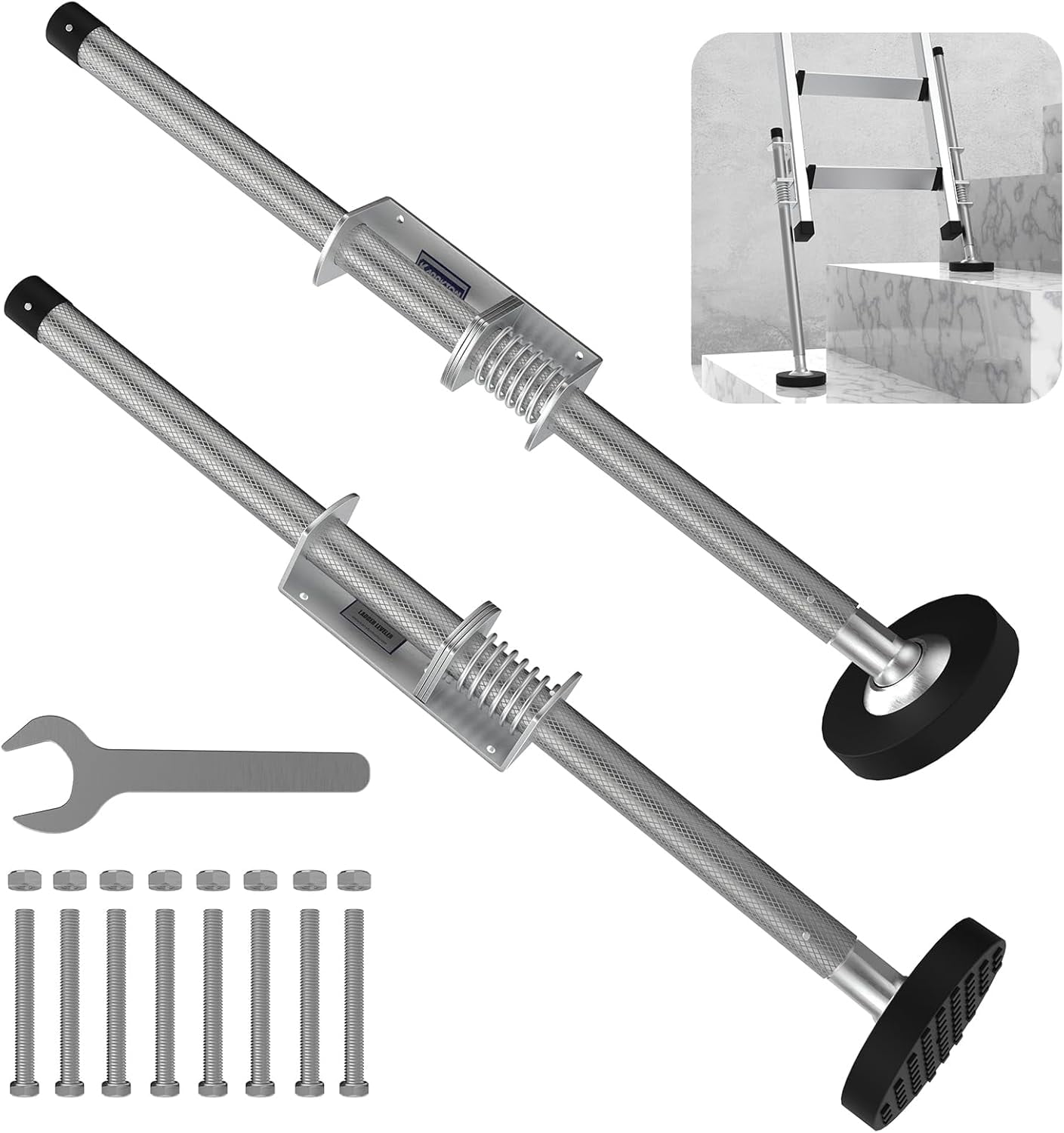 Ladder Levelers for Type II,I and IA Extension Ladders up to 32’,with ...