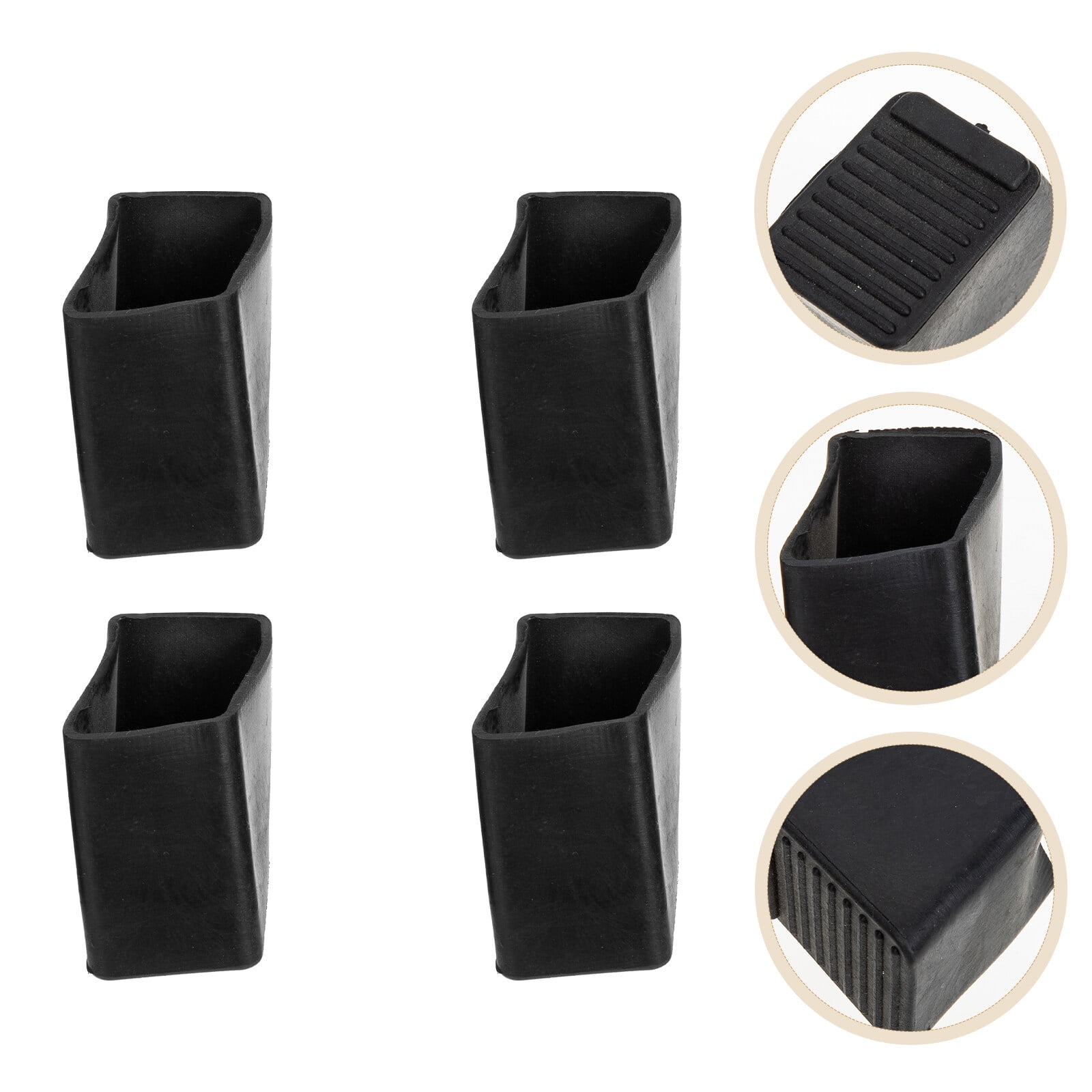 Ladder Mat,4Pcs Step Ladder Feet Cover Protectors Ladder Leg Protective ...