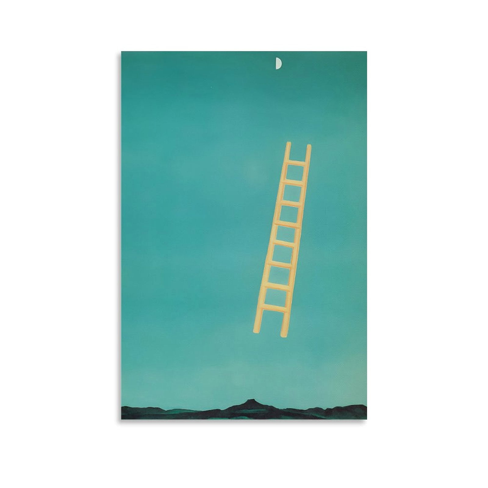 Ladder To The Moon by Georgia O Keeffe Print American Artist Poster ...