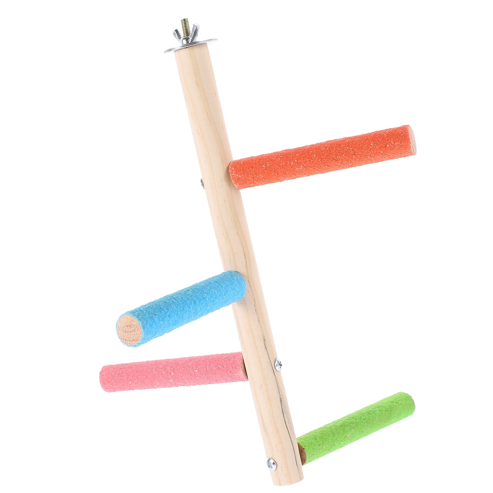 Ladder Parrot Hamster Beak Grinder Paw Trimmer Bracket Bird Bridge ...