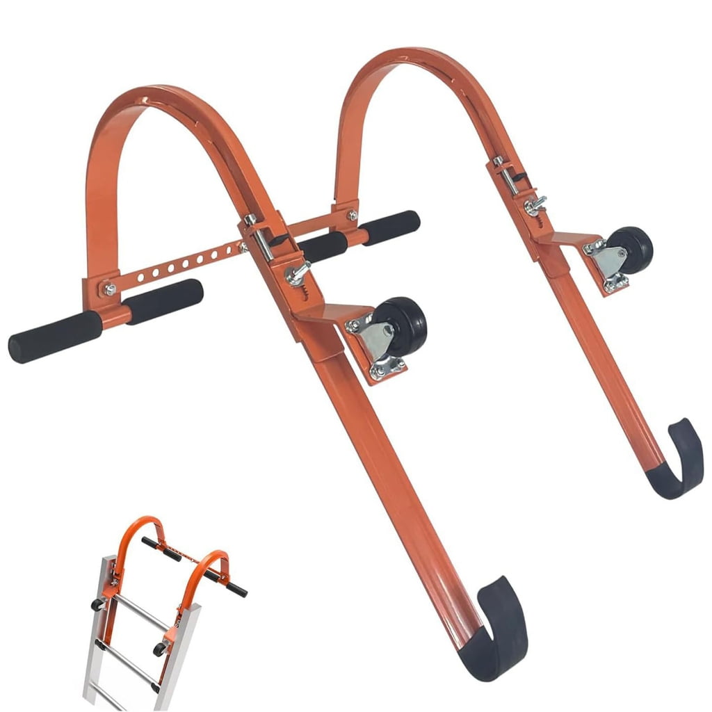 Ladder Roof Hook Ladder Stabilizer Heavy Duty Steel Construction Rubber ...