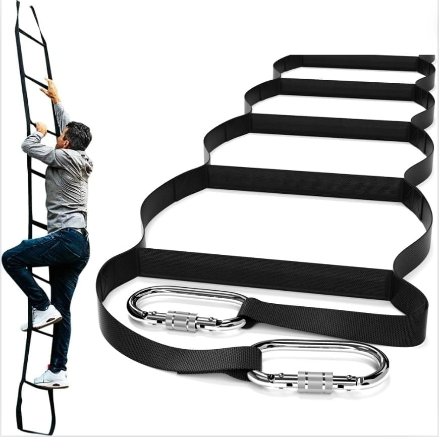 Ladder Rope | Hanging Ladder 13 ft | Rope Ladder for Adults & Kids ...