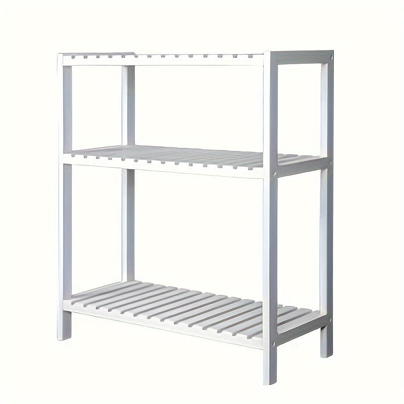 Ladder Shelf, 3-Tier Shelf Stand, Display With Wide Storage Display ...